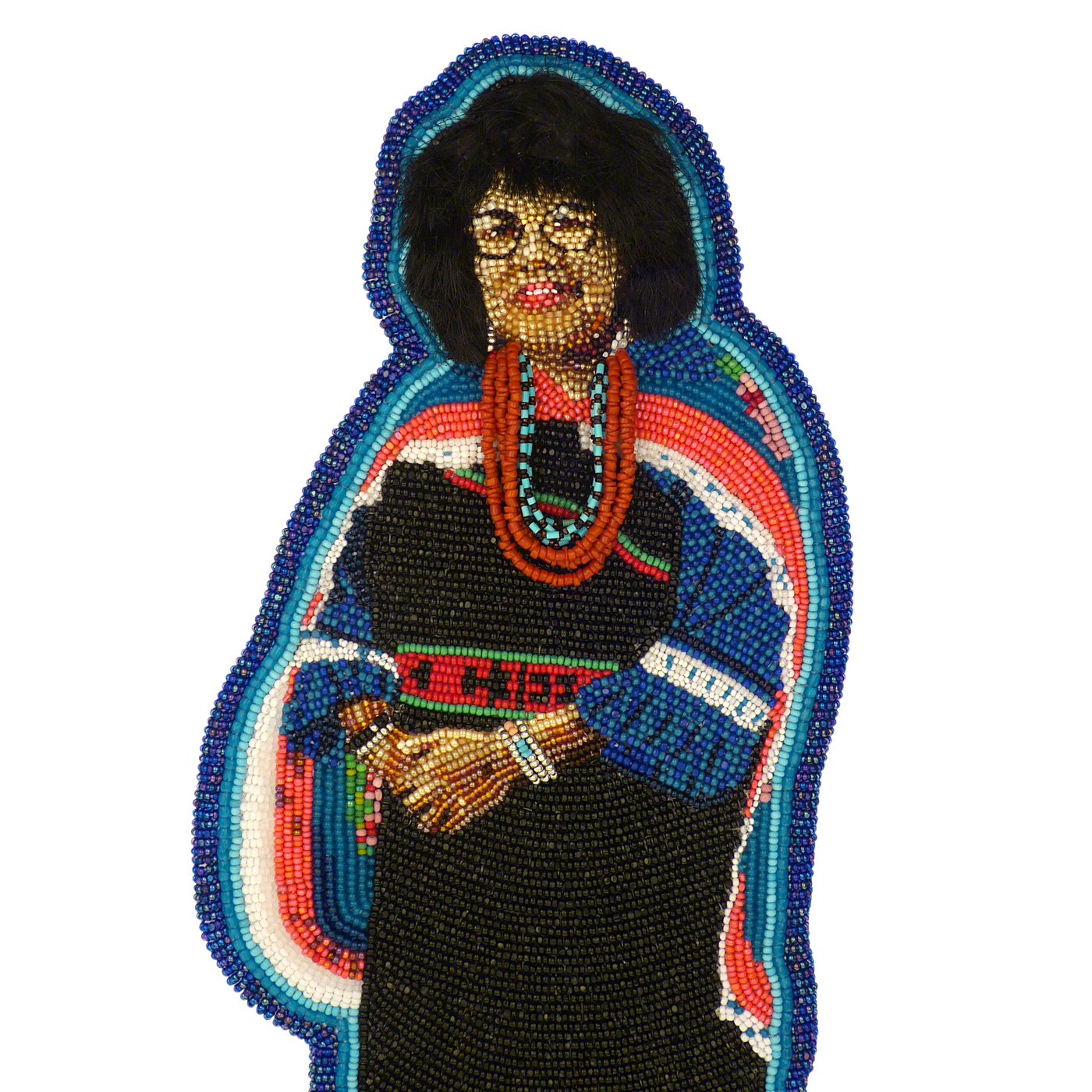 Ken Williams Jr., Arapaho / Seneca Beaded "From Your Adoring Fan III ...
