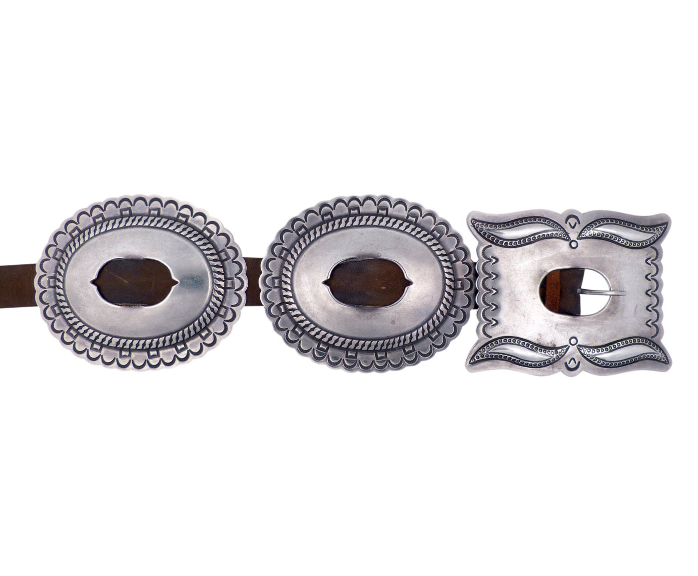 Navajo First Phase Revival Concho Belt with Nine Conchas, c.1950 ...