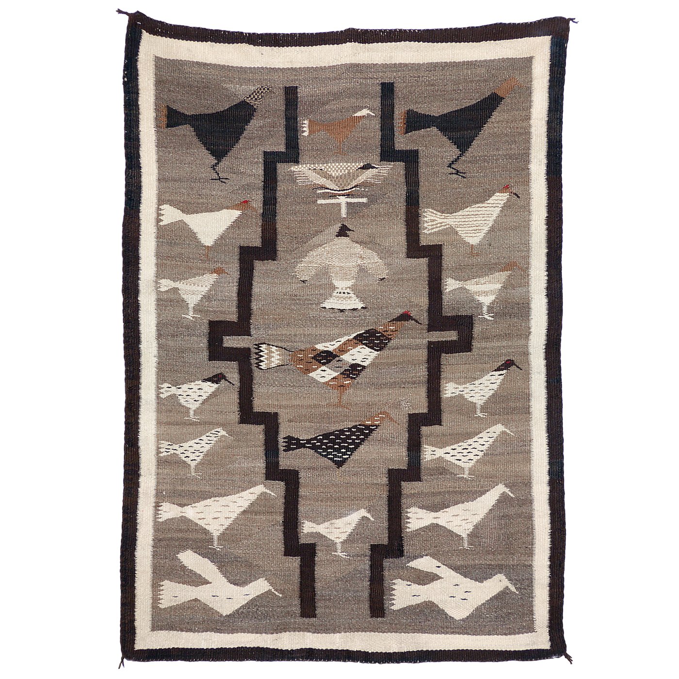 Navajo Bird Pictorial, c.1920 | Shiprock Santa Fe