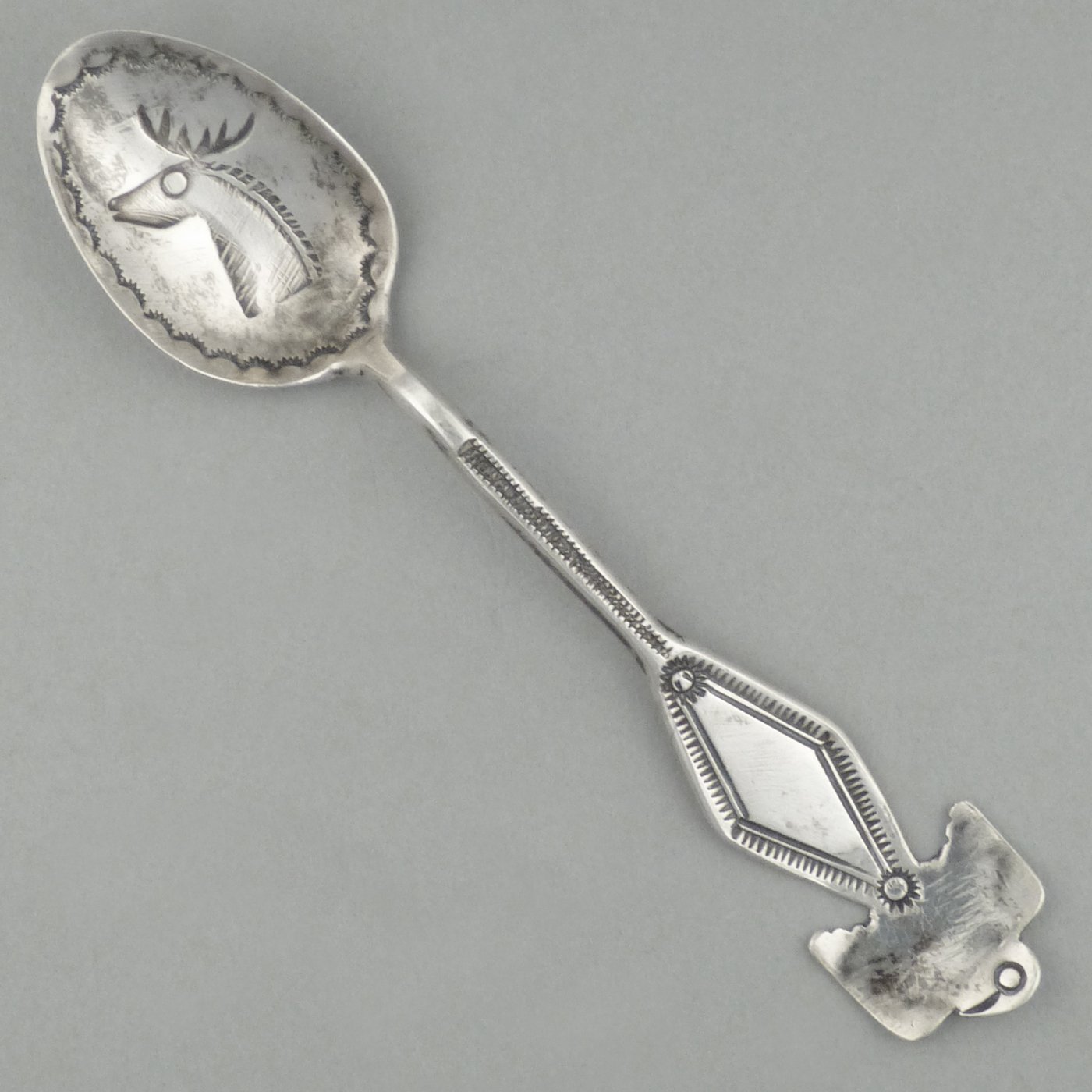 Navajo Silver Eagle Spoon, c.1910 | Shiprock Santa Fe