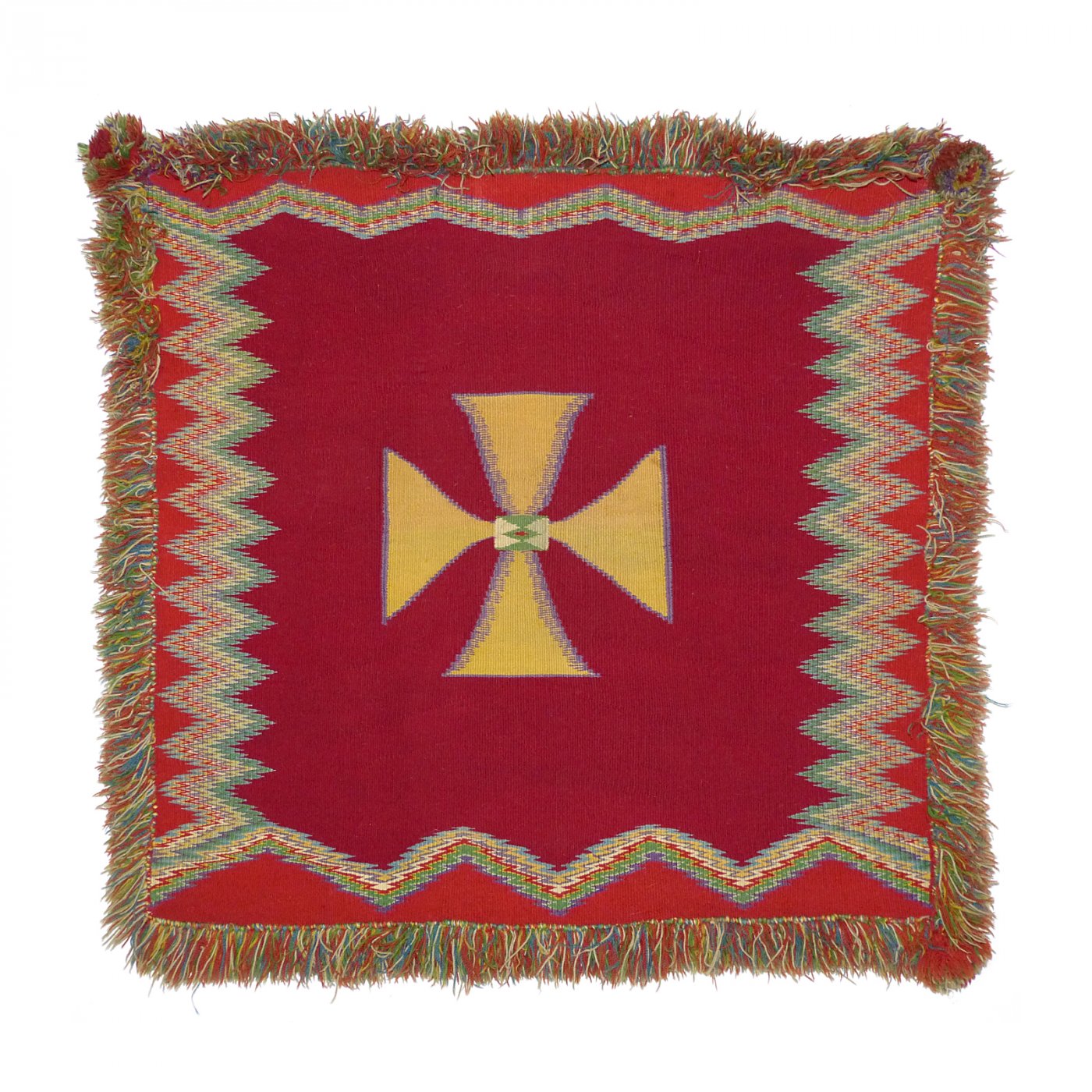 Navajo Germantown Textile with Maltese Cross Motif, c.1890 | Shiprock ...