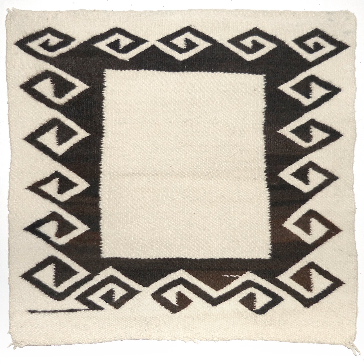 Navajo Natural Single Saddle Blanket, c.1900 | Shiprock Santa Fe