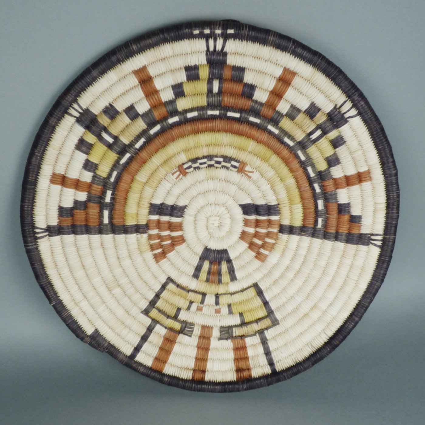 Hopi Coil Plaque Depicting Pahlik Mana | Shiprock Santa Fe