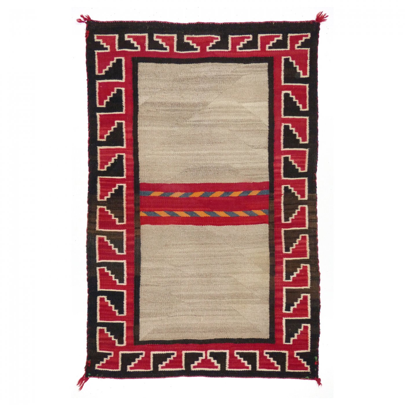 Navajo Double Saddle Blanket, c.1920 | Shiprock Santa Fe