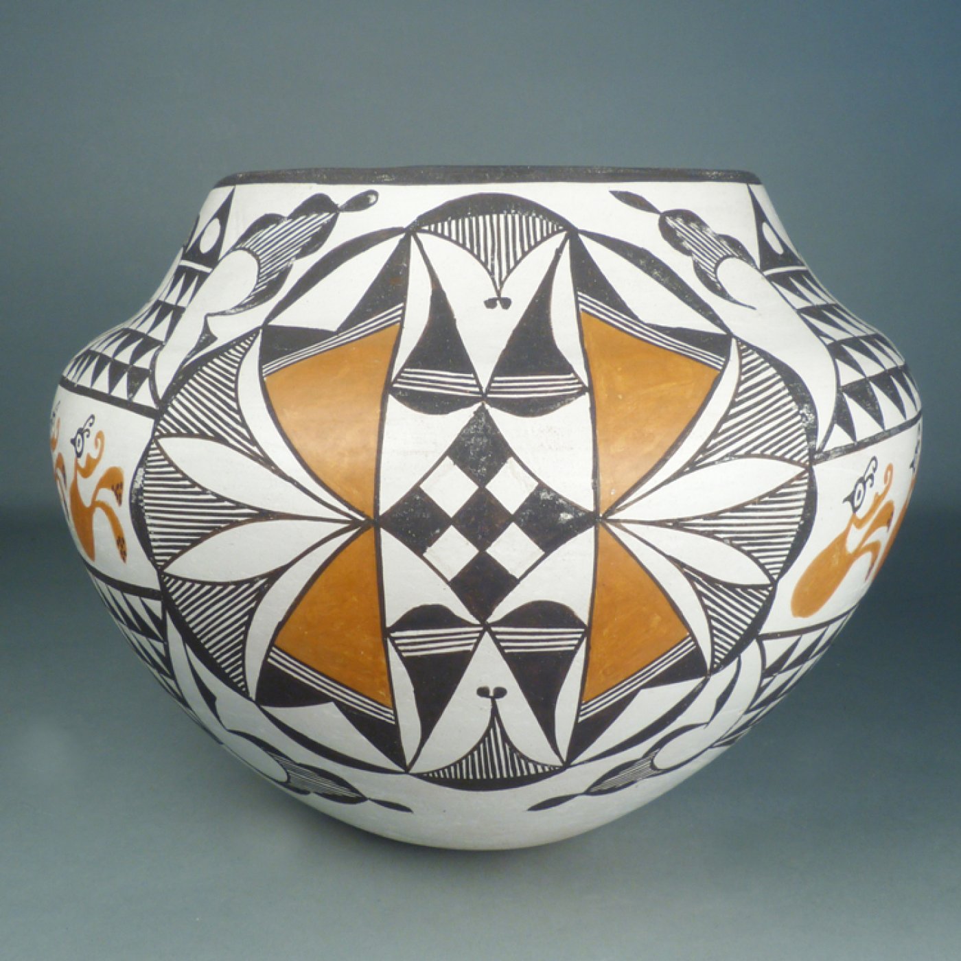 Acoma Polychrome Olla by Marie Chino, c.1981 | Shiprock Santa Fe