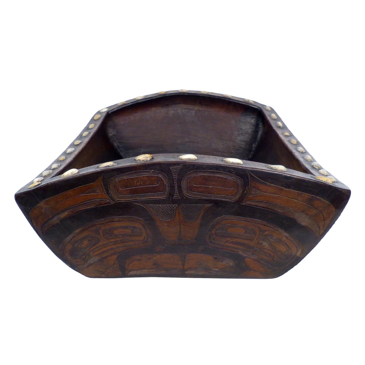 Tlingit, Carved Wood Grease Bowl, c.1890-1910 | Shiprock Santa Fe