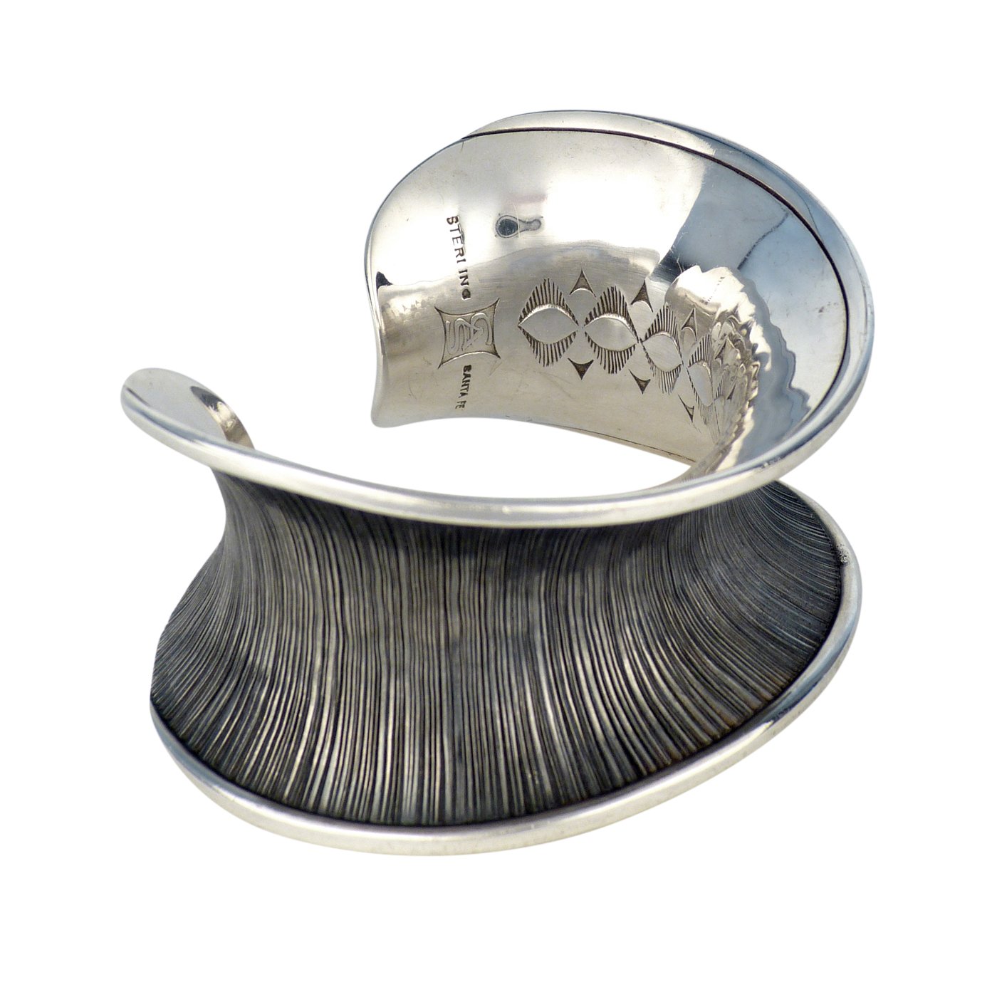Cody Sanderson, Navajo Silver Bracelet | Shiprock Santa Fe