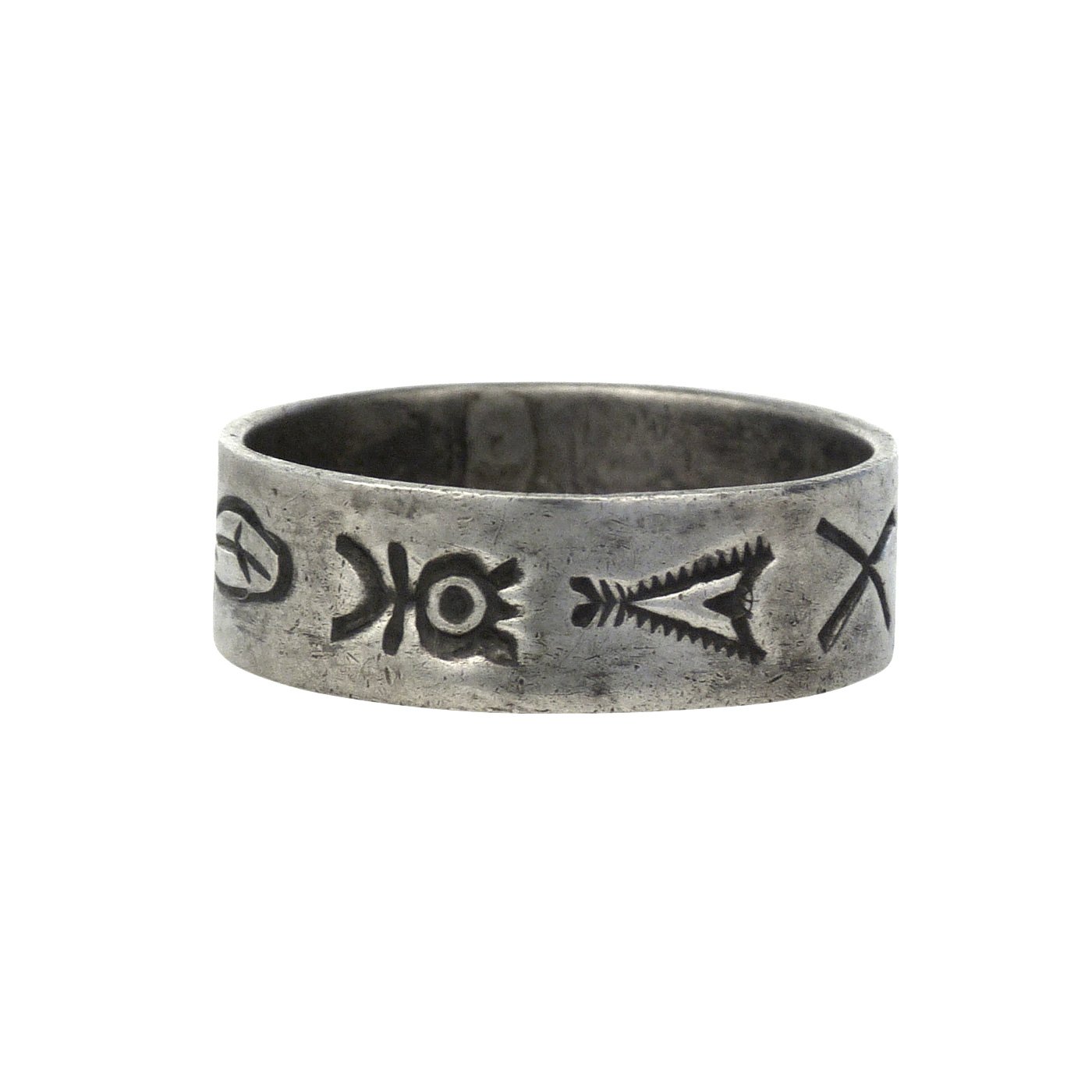 Stamped Silver Ring | Shiprock Santa Fe