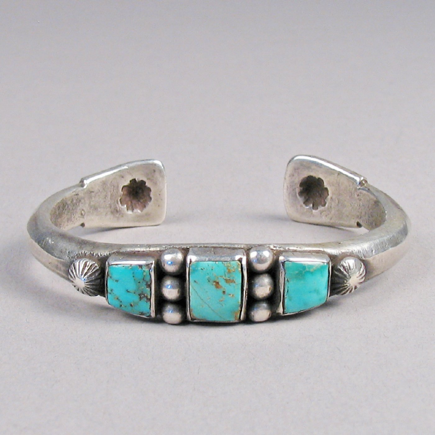 Three Stone Cuff Bracelet | Shiprock Santa Fe