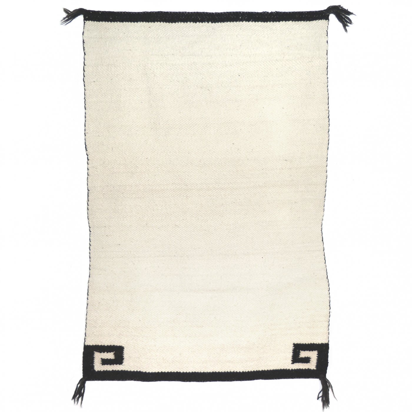 Navajo Natural Twill Double Saddle Blanket, c.1910 | Shiprock Santa Fe