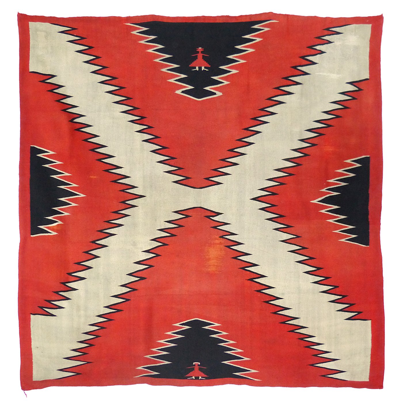 Navajo Germantown Pictorial with Figural Motifs, c.1890 | Shiprock Santa Fe