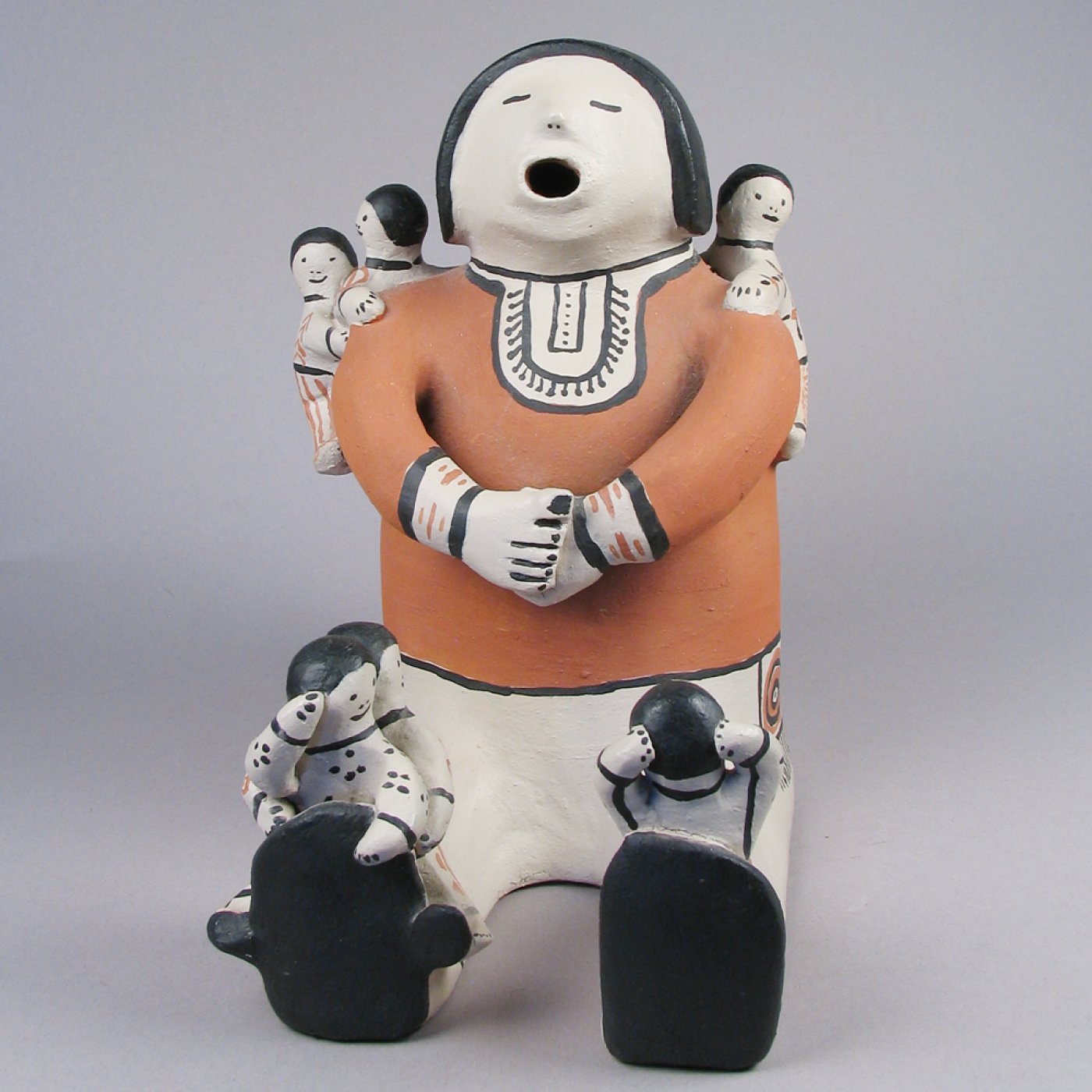Pottery Storyteller with Seven Children c. 1985 | Shiprock Santa Fe