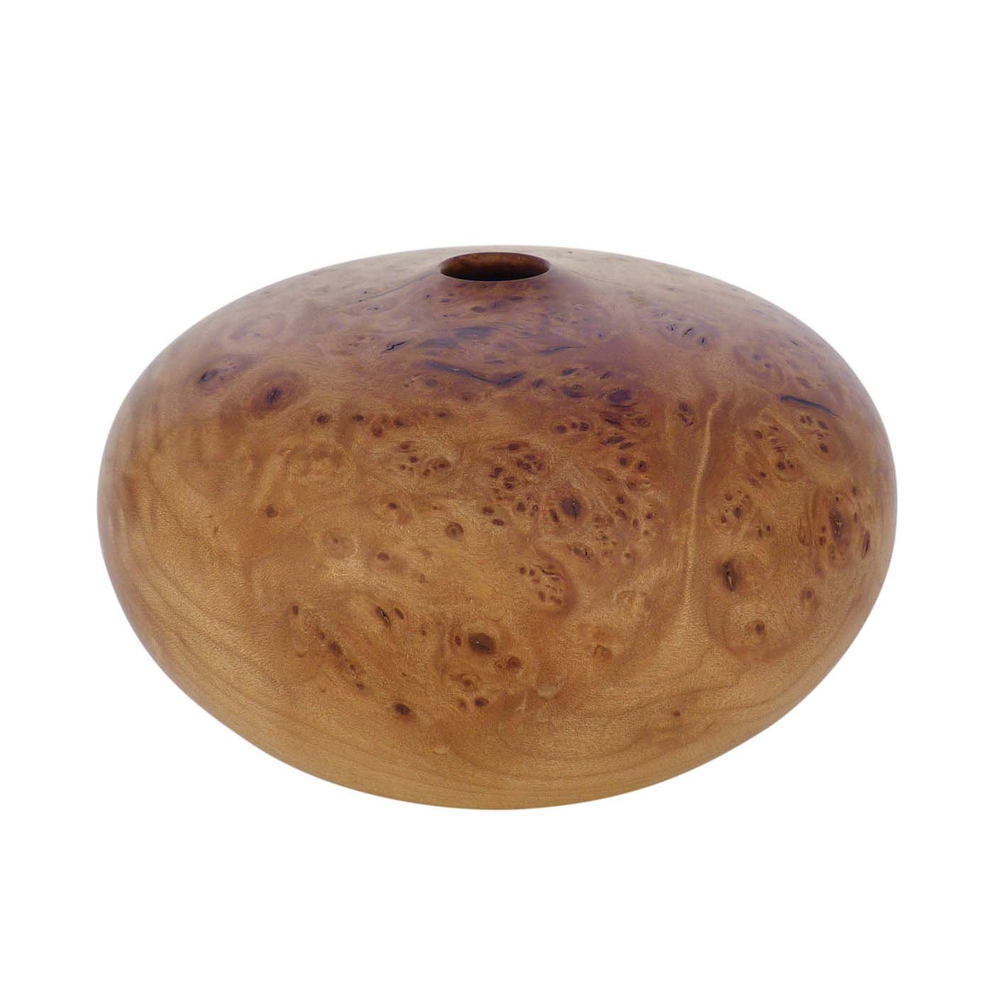 Nathan Hart, Cheyenne Maple Burl Turned Vase | Shiprock Santa Fe