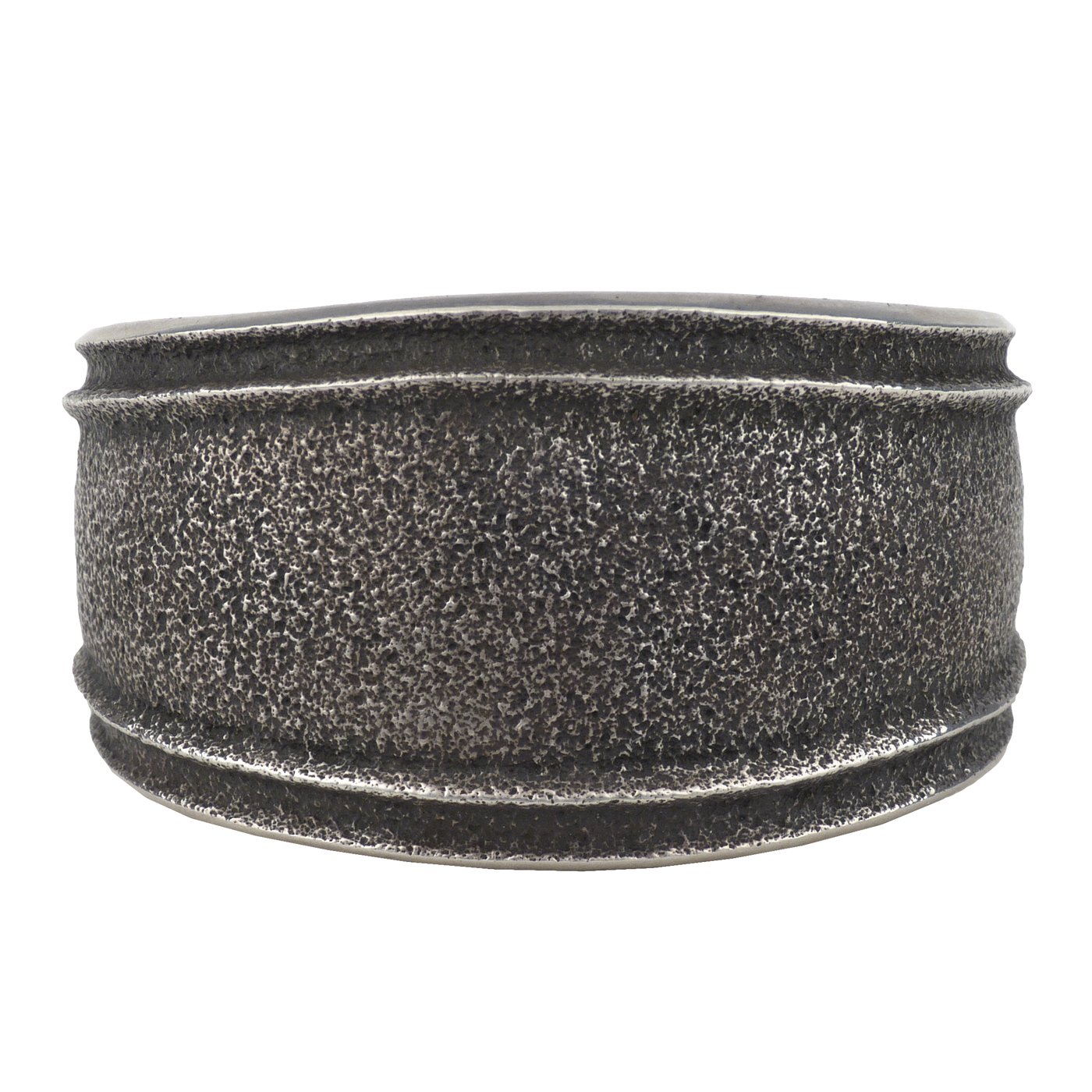 Tufa Cast Silver Cuff with Interior Yei Motifs by Robert Sorrell ...