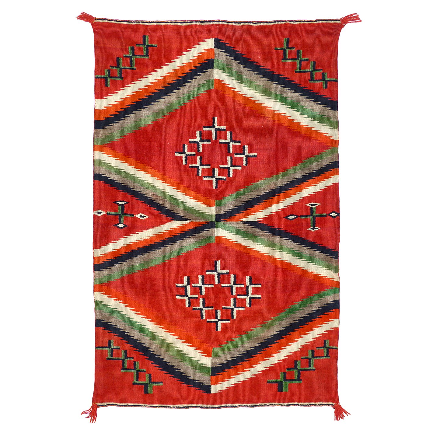 Navajo Childs Blanket with Indigo, c.1875 | Shiprock Santa Fe