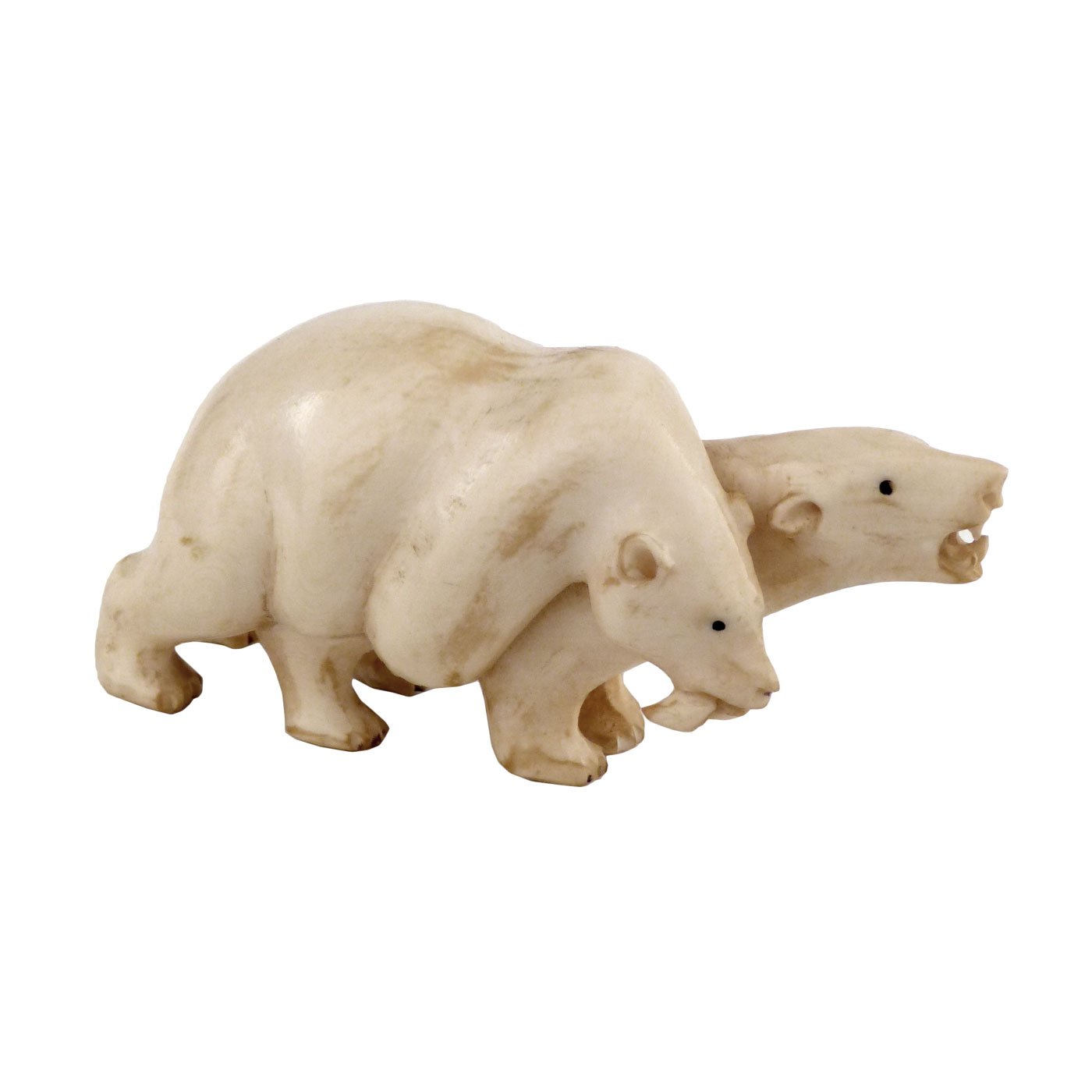 Carved Ivory Polar Bears | Shiprock Santa Fe
