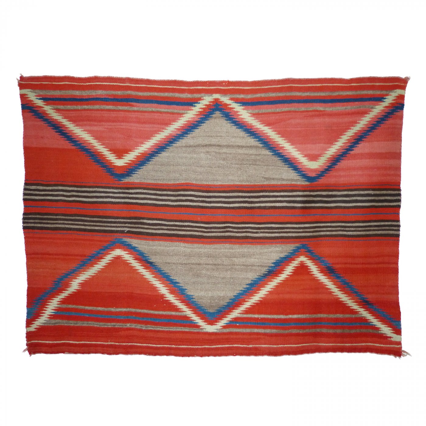 Navajo Woman's Third Phase Variant Chief Blanket, c.1885 | Shiprock ...