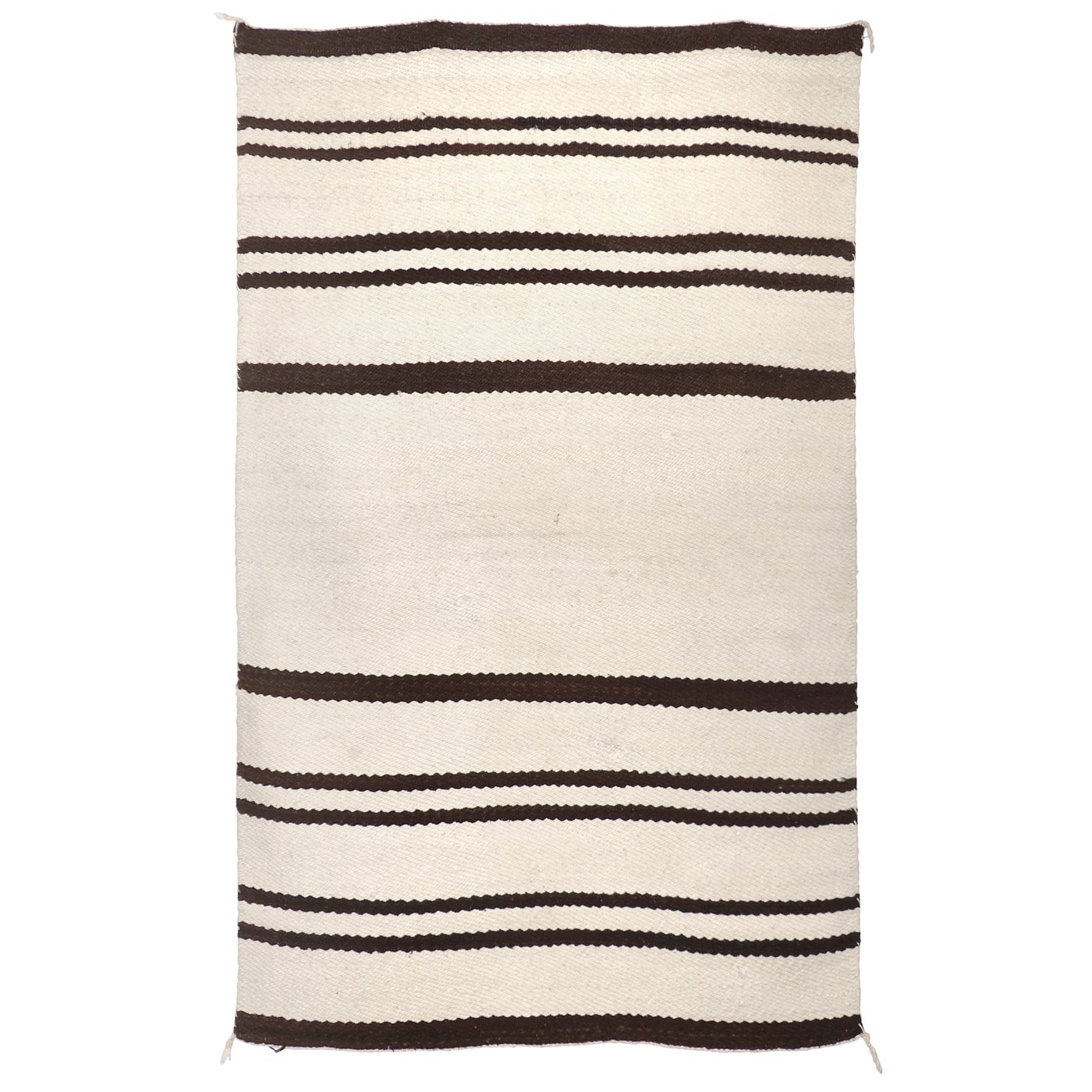 Navajo Natural Diagonal Twill Blanket, c.1900 | Shiprock Santa Fe