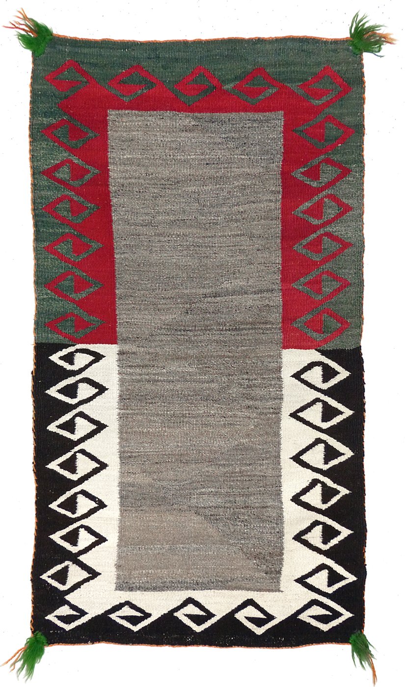 Navajo Double Saddle Blanket, c.1920 | Shiprock Santa Fe