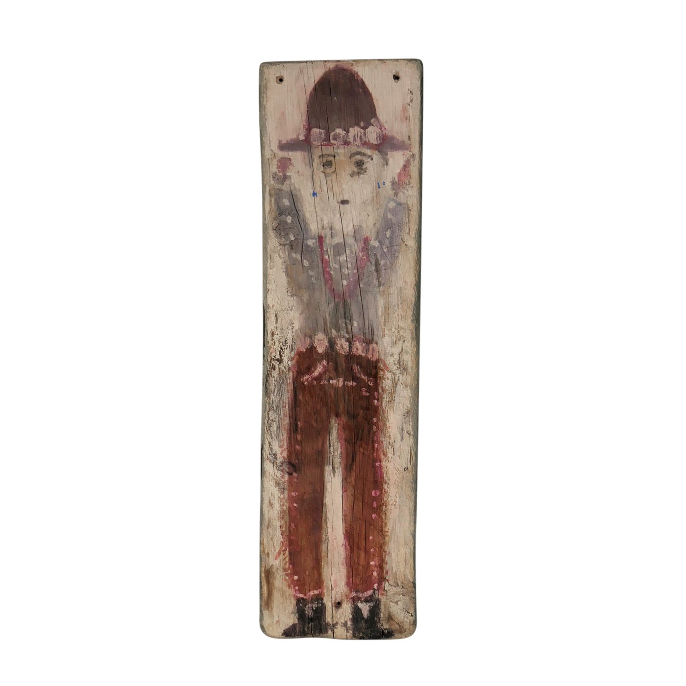 Charlie Willeto, Navajo Painted Cowboy Panel | Shiprock Santa Fe