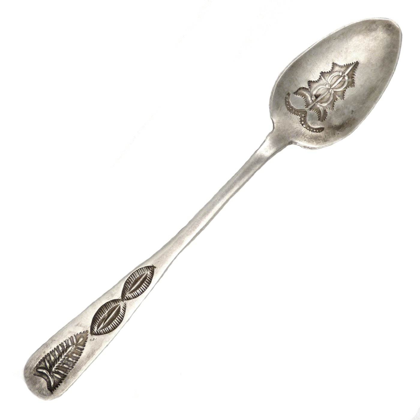 Navajo Stamped Silver Spoon, c.1910 | Shiprock Santa Fe