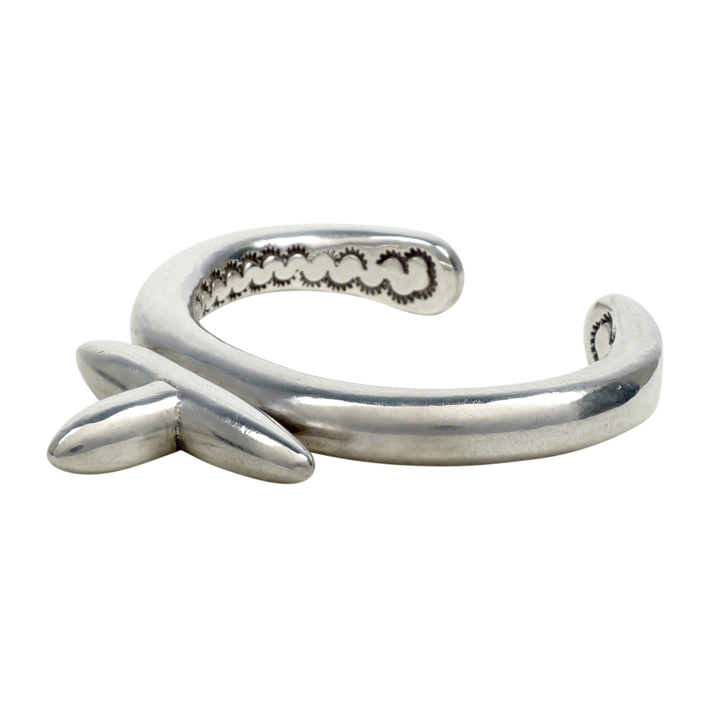 Cody Sanderson, Navajo Heavy Silver Bracelet | Shiprock Santa Fe