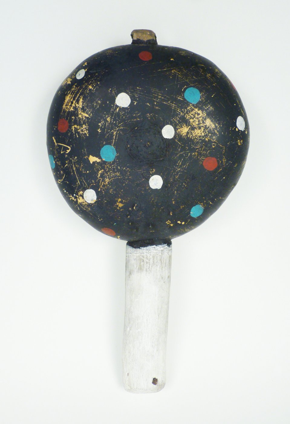 Acoma Painted Gourd Rattle | Shiprock Santa Fe