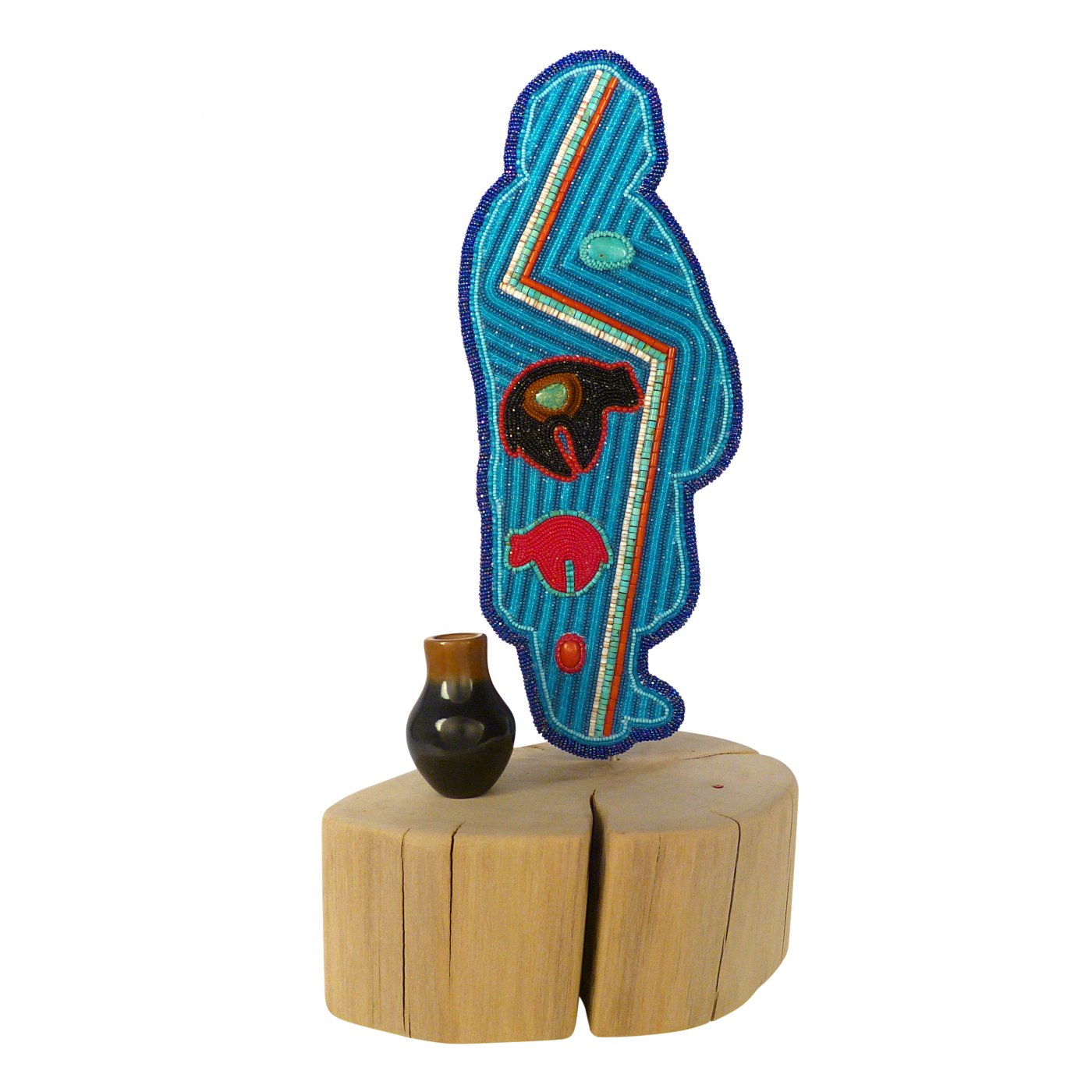 Ken Williams Jr., Arapaho / Seneca Beaded "From Your Adoring Fan III ...