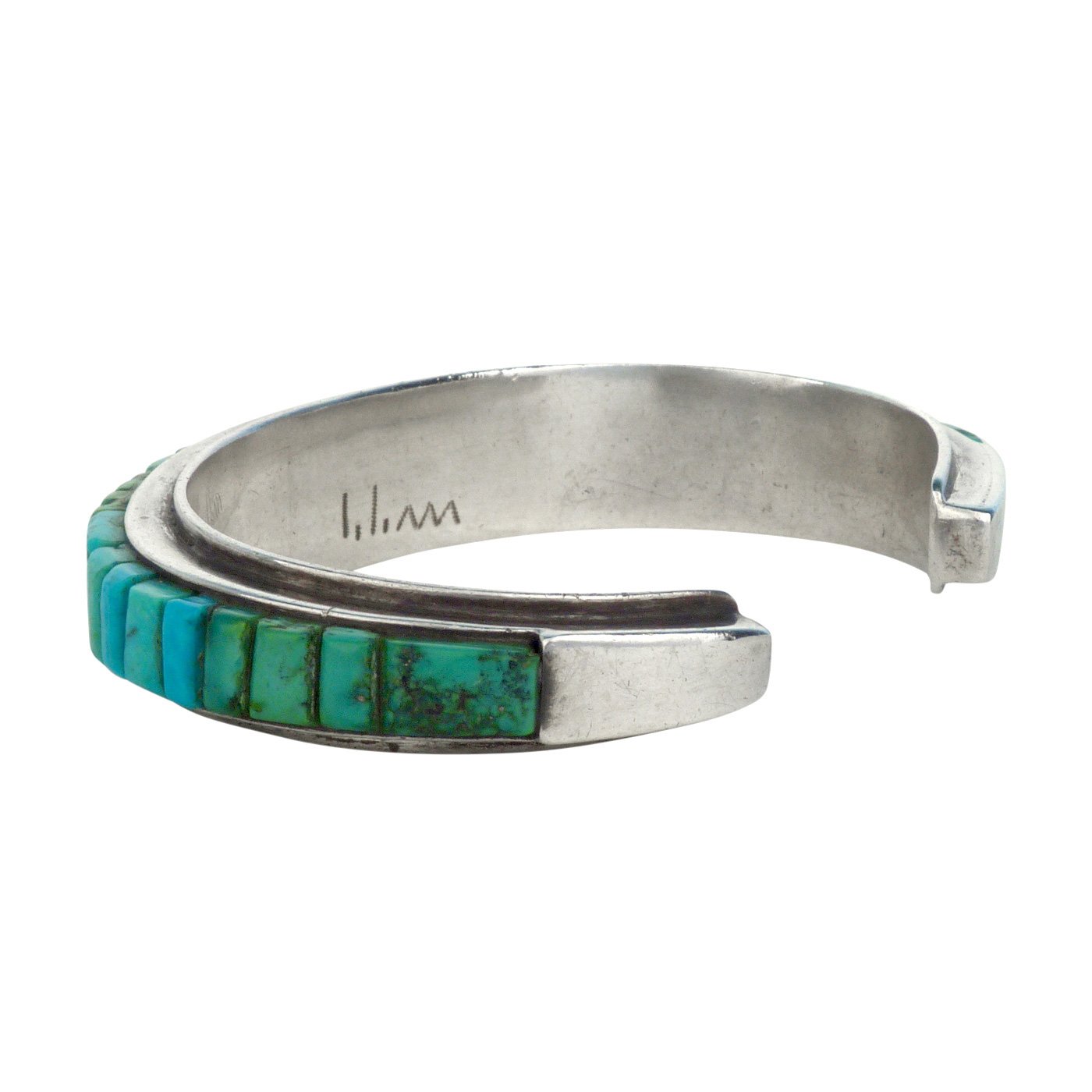 Charles Loloma, Hopi Silver Bracelet with Turquoise Inlay, c.1960 ...