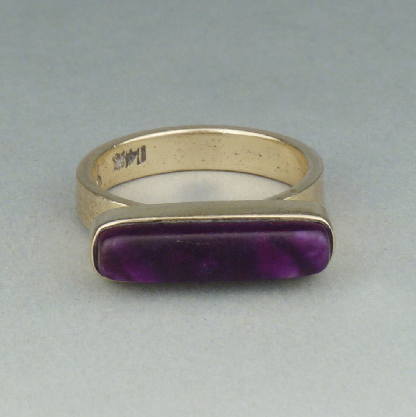 14k Gold Ring with Sugilite | Shiprock Santa Fe