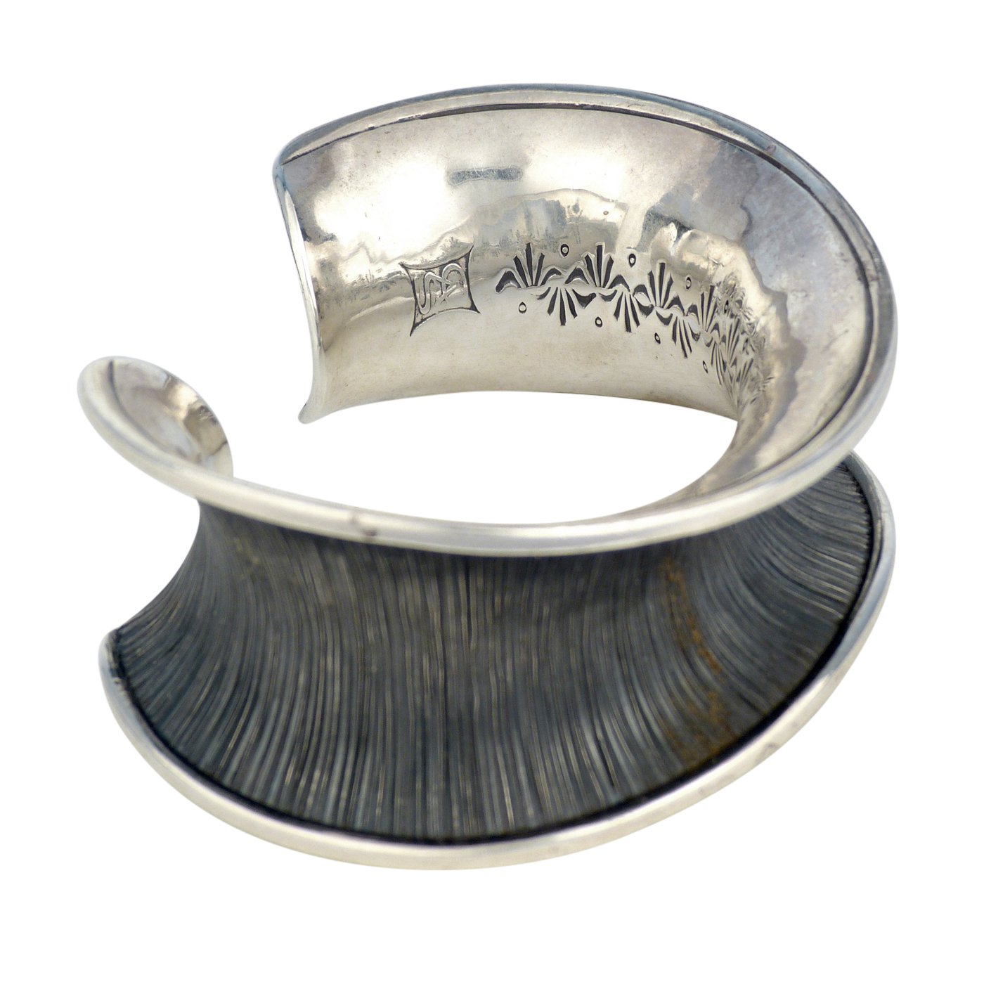Cody Sanderson, Navajo Silver Bracelet | Shiprock Santa Fe