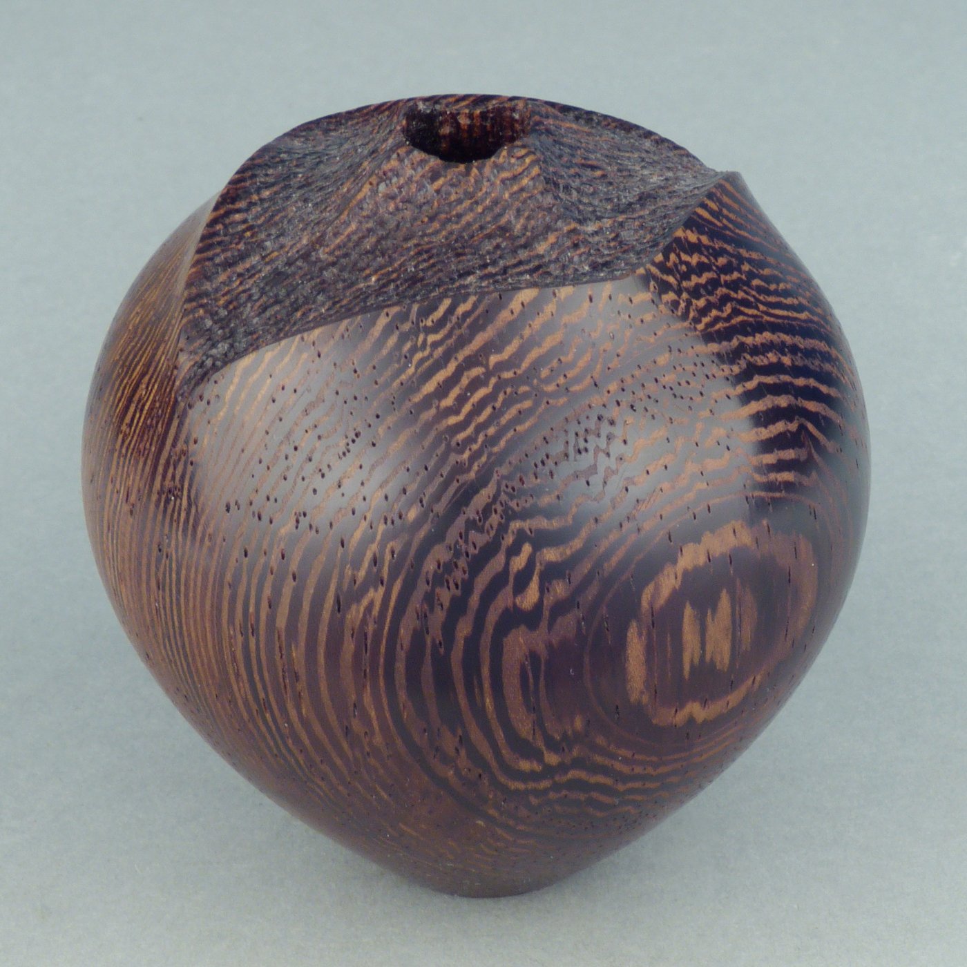 Hand Turned Wenge Wooden Vessel by Nathan Hart, 2008 | Shiprock Santa Fe
