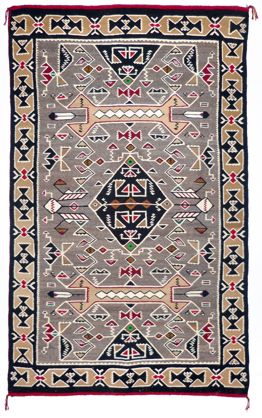 Navajo Teec Nos Pos Rug, c.1950 | Shiprock Santa Fe