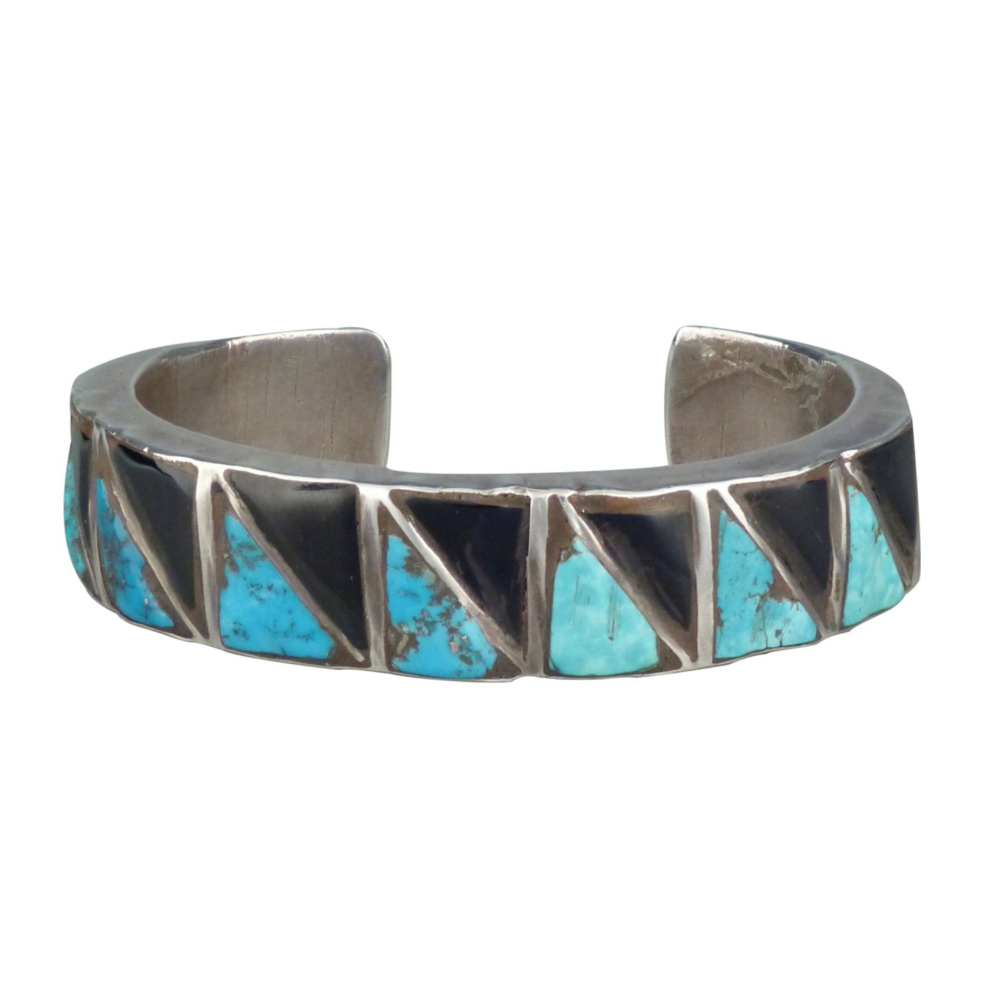 Zuni Channel Inlay Cuff, c.1950 | Shiprock Santa Fe