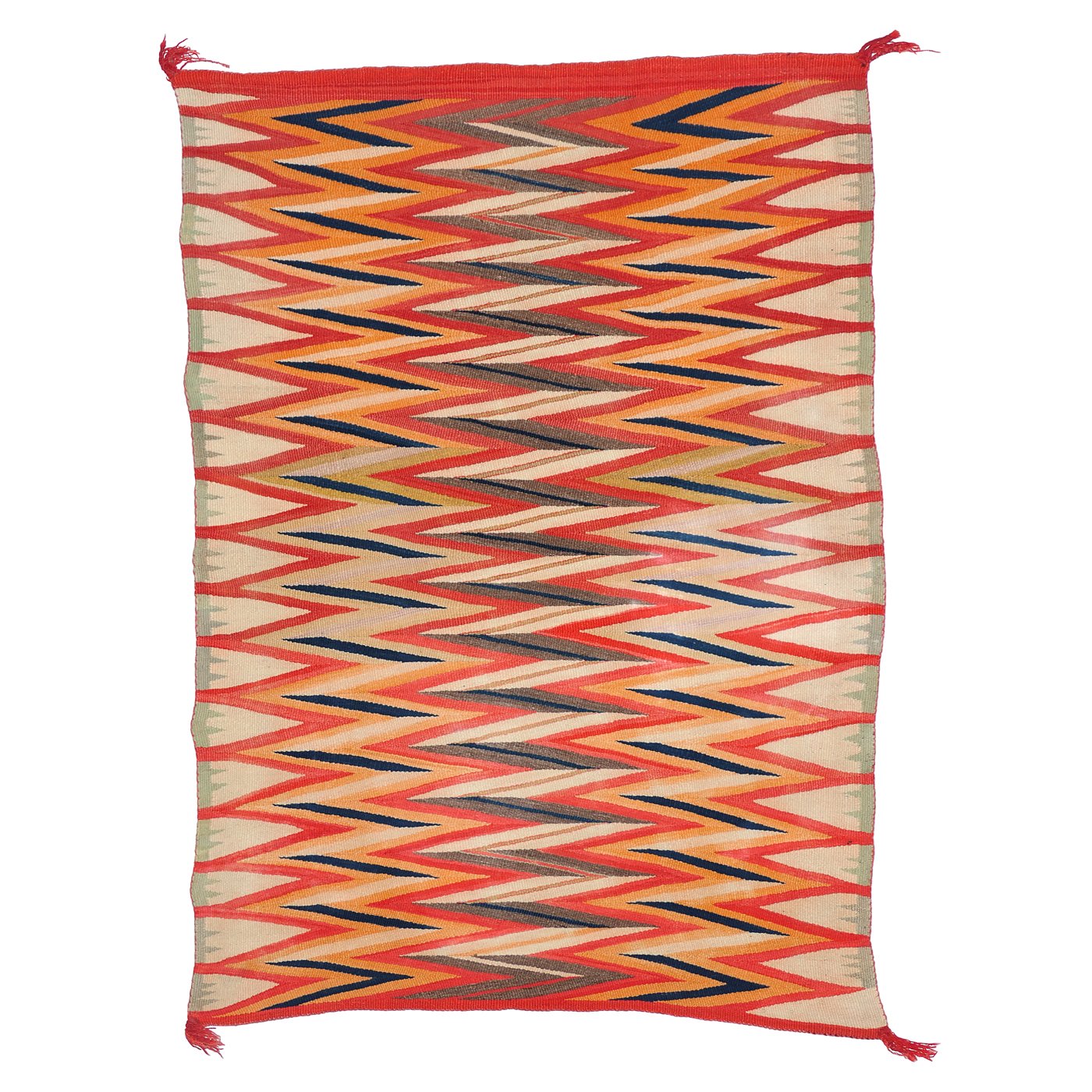 Navajo Wedge Weave Blanket, c.1885 | Shiprock Santa Fe