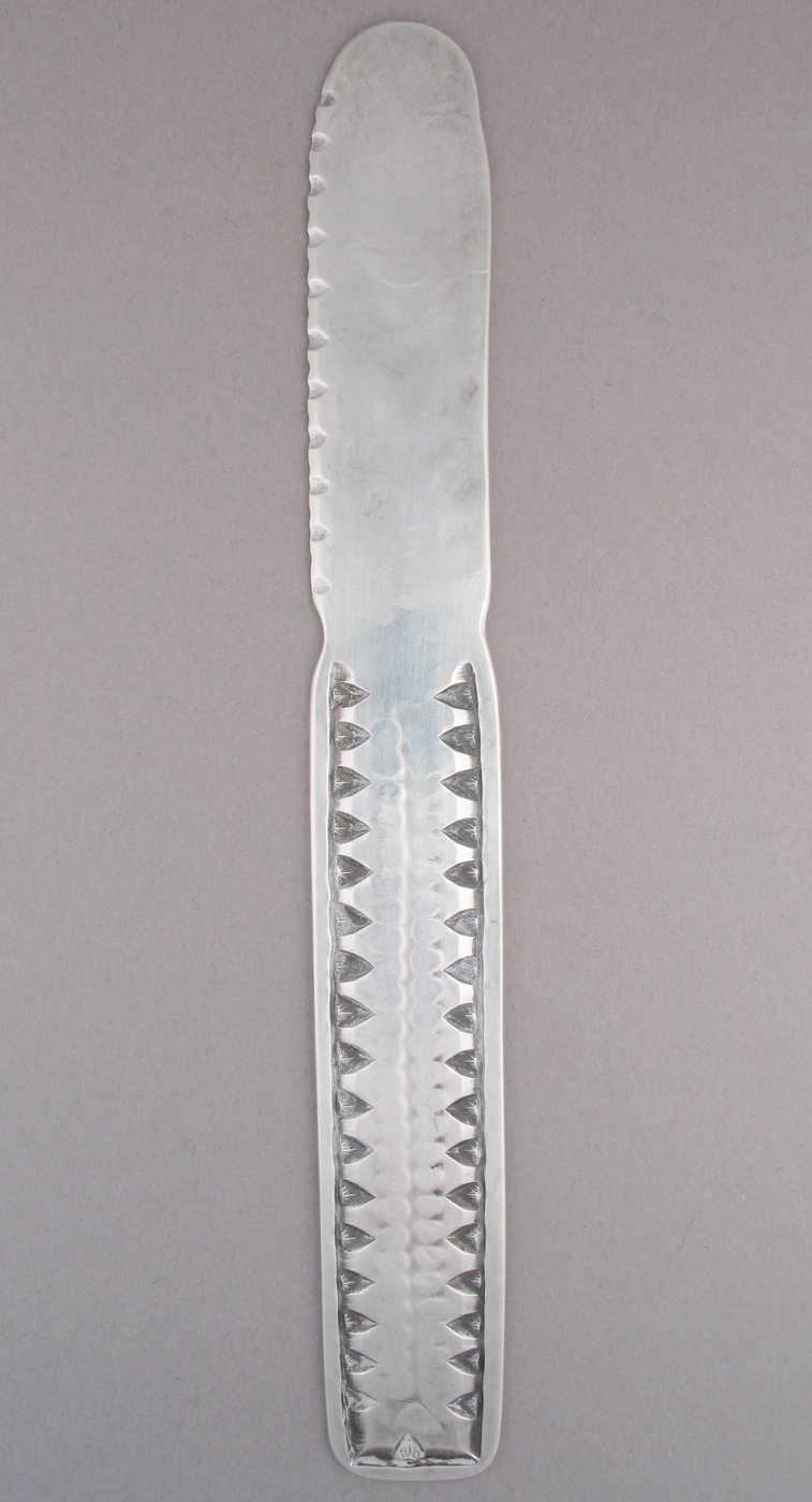 Hand Stamped Sterling Silver Knife | Shiprock Santa Fe
