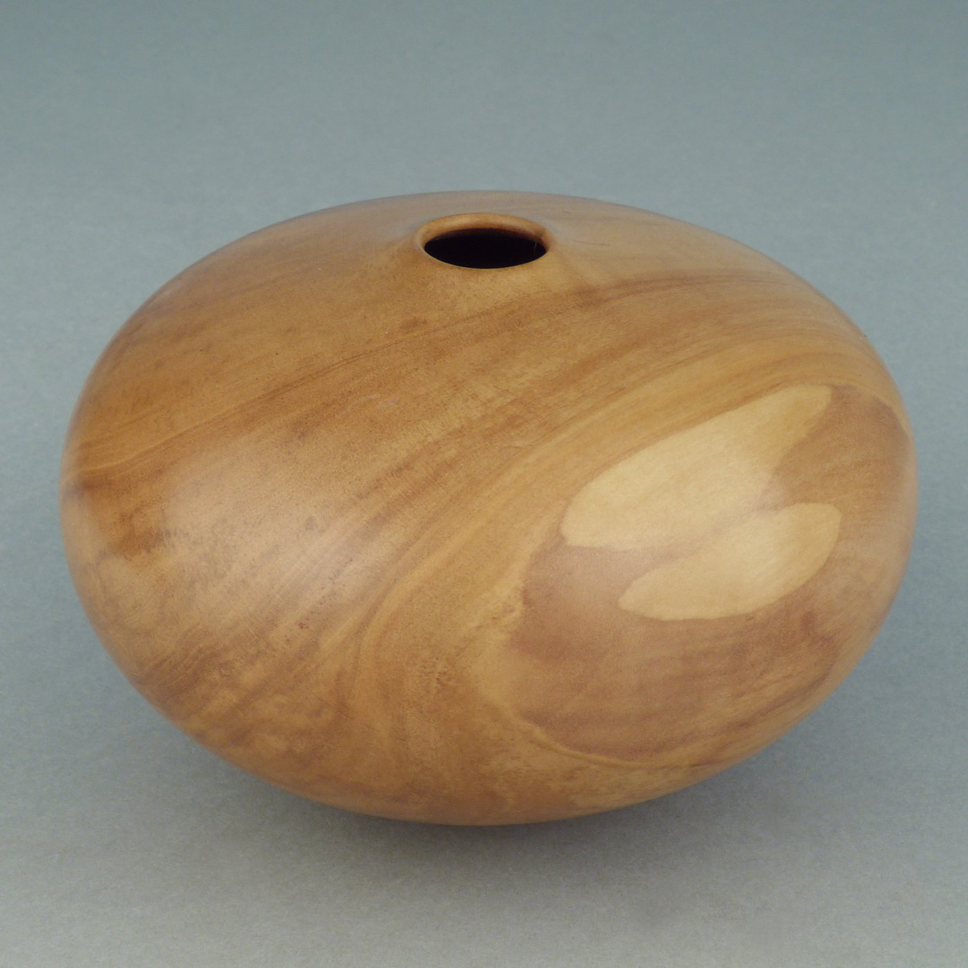 Hand Turned Olive Wooden Vessel by Nathan Hart, 2002 | Shiprock Santa Fe