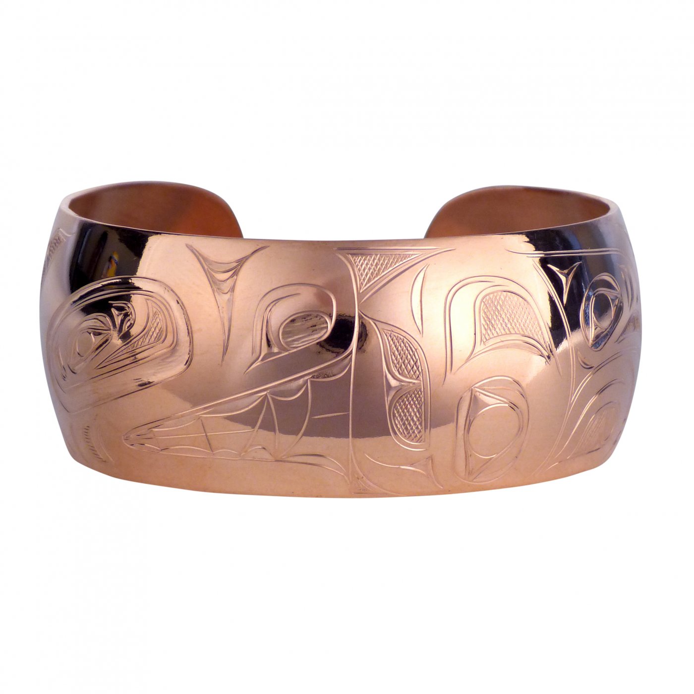 Jerrod Galanin, Tlingit Hand Engraved Copper Bracelet | Shiprock Santa Fe