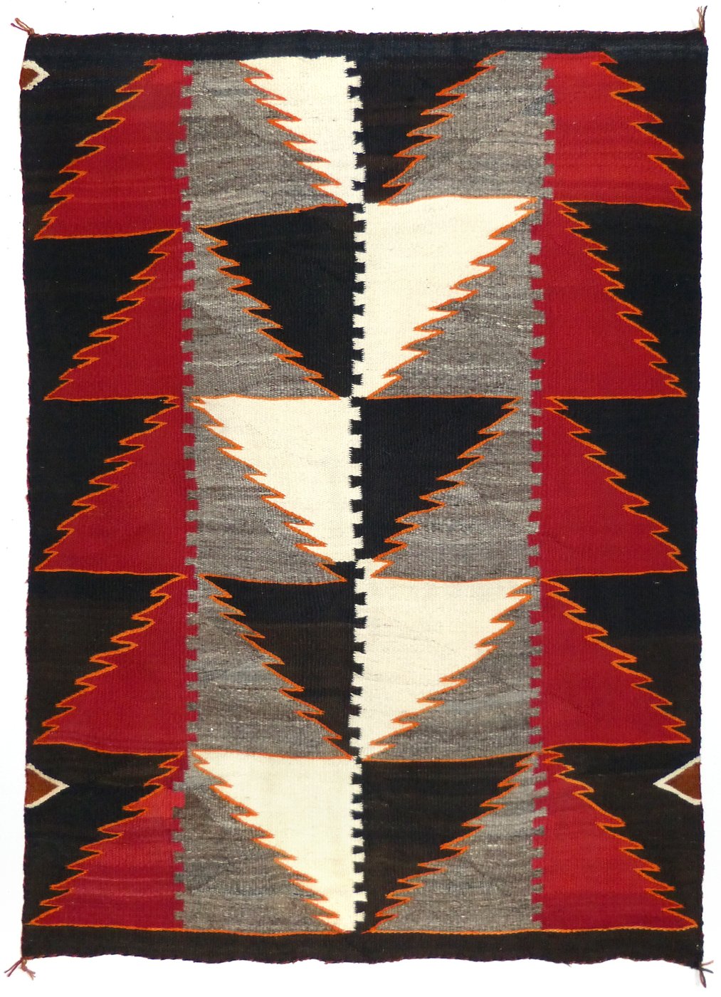 Navajo Red Mesa Trading Post Rug, c.1920 | Shiprock Santa Fe