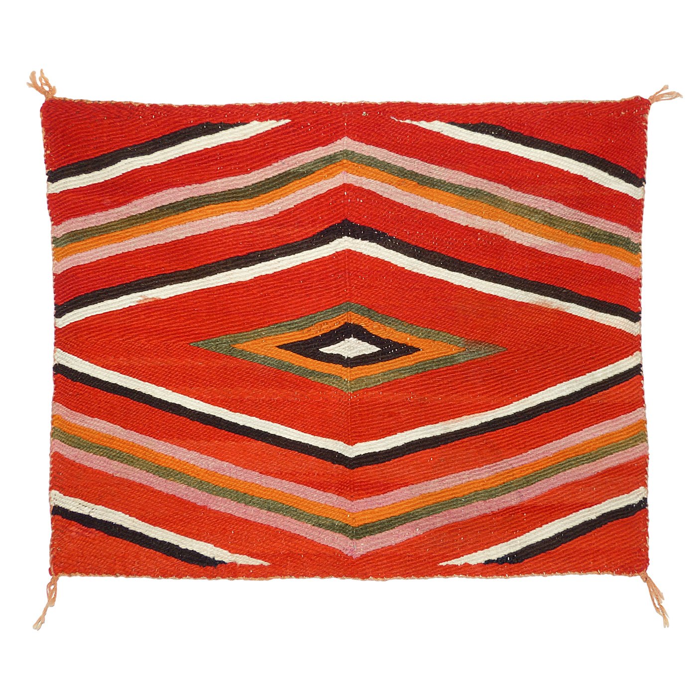 Navajo Twill Single Saddle Blanket, c.1890 | Shiprock Santa Fe