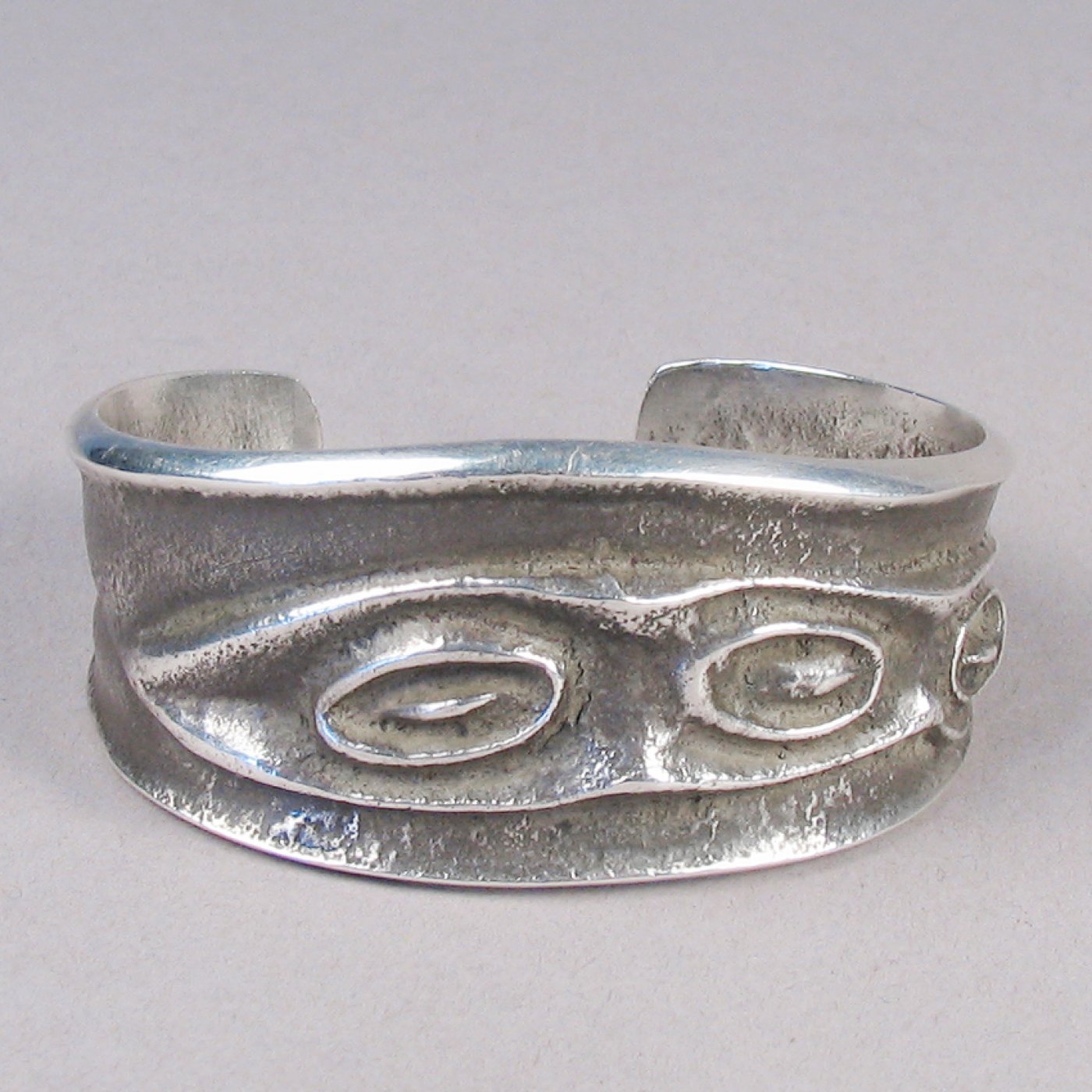 Tufa Cast Silver Bracelet, c.1970 | Shiprock Santa Fe