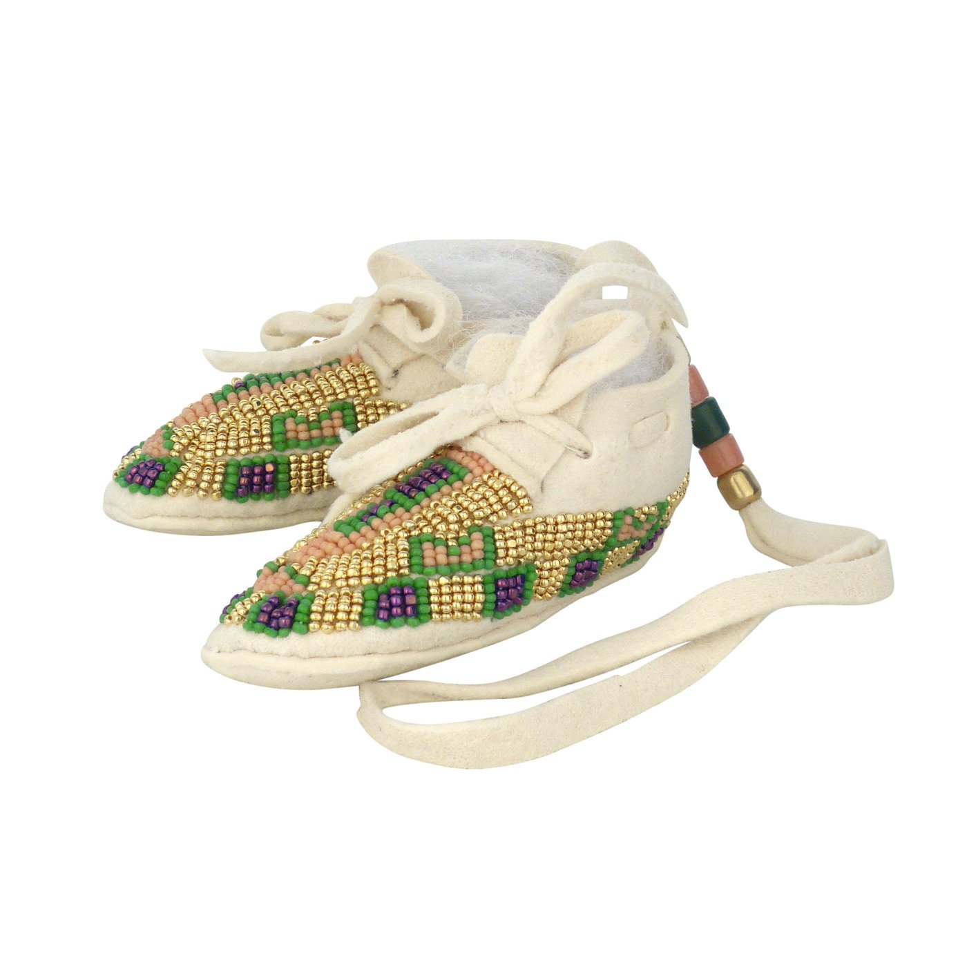 Ken Williams Jr., "Mini Mocs #3" Beaded Moccasins | Shiprock Santa Fe