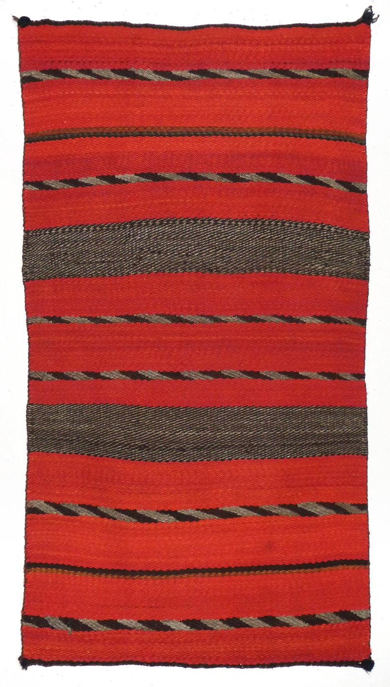 Navajo Twill Double Saddle Blanket, c.1890 | Shiprock Santa Fe