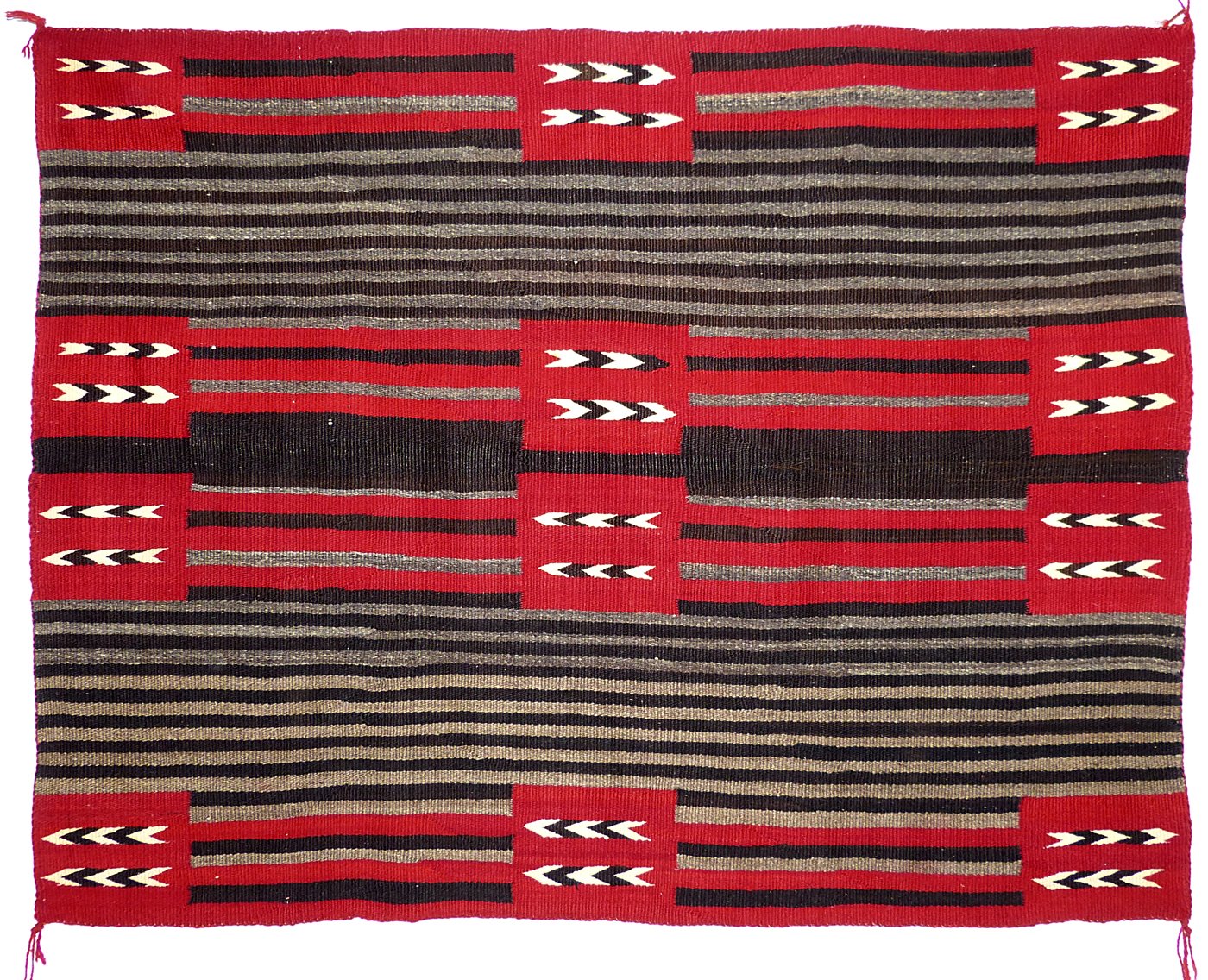 Navajo Woman's Second Phase Variant Chief Blanket, c.1910 | Shiprock ...