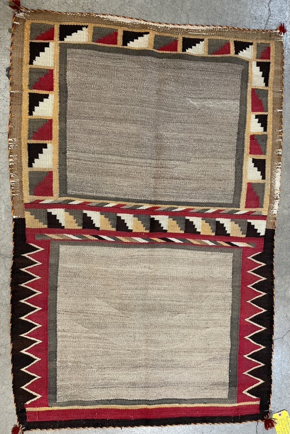Navajo Double Saddle Blanket, c.1940 | Shiprock Santa Fe