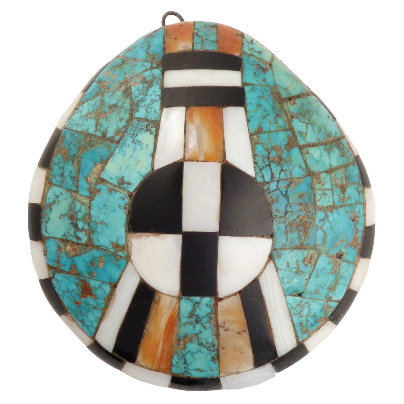 San Ildefonso Shell with Inlay, c.1930 | Shiprock Santa Fe