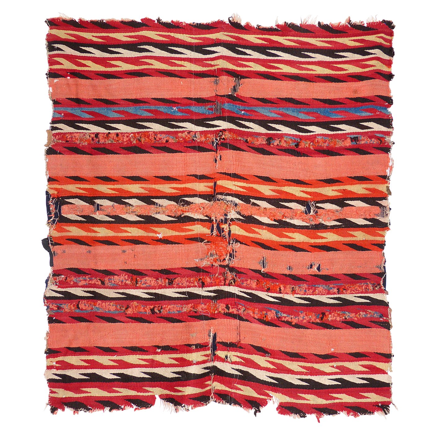 Navajo Transitional Banded Blanket, c.1880 | Shiprock Santa Fe