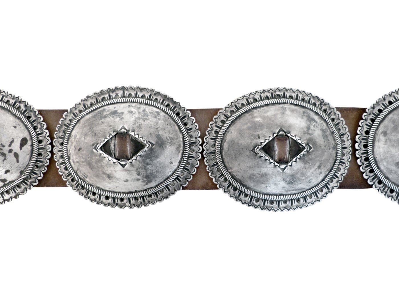 Navajo First Phase Concho Belt with Seven Conchas, c.1900 | Shiprock ...