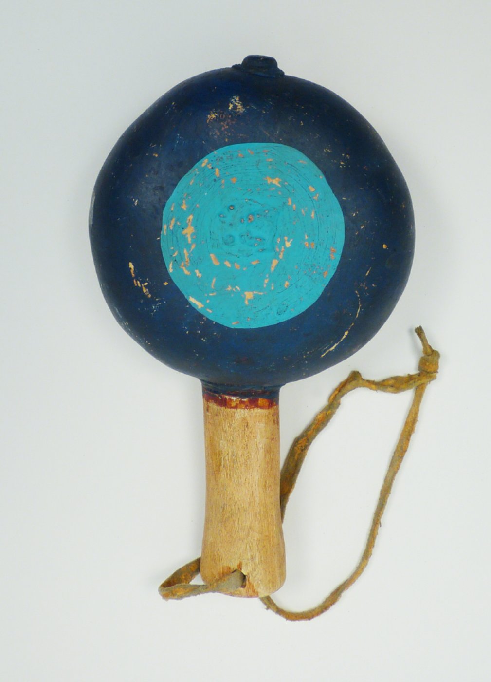 Acoma Painted Gourd Rattle | Shiprock Santa Fe