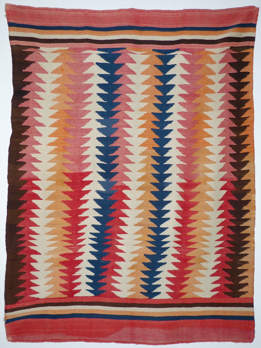 Navajo Transitional Blanket with Indigo, c.1880 | Shiprock Santa Fe